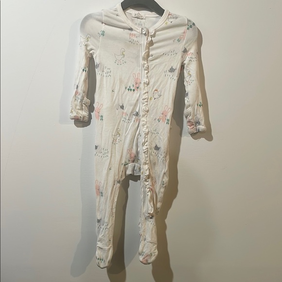 Angel Dear | One Pieces | Angel Dear Farm Animal White Ruffle Footed ...
